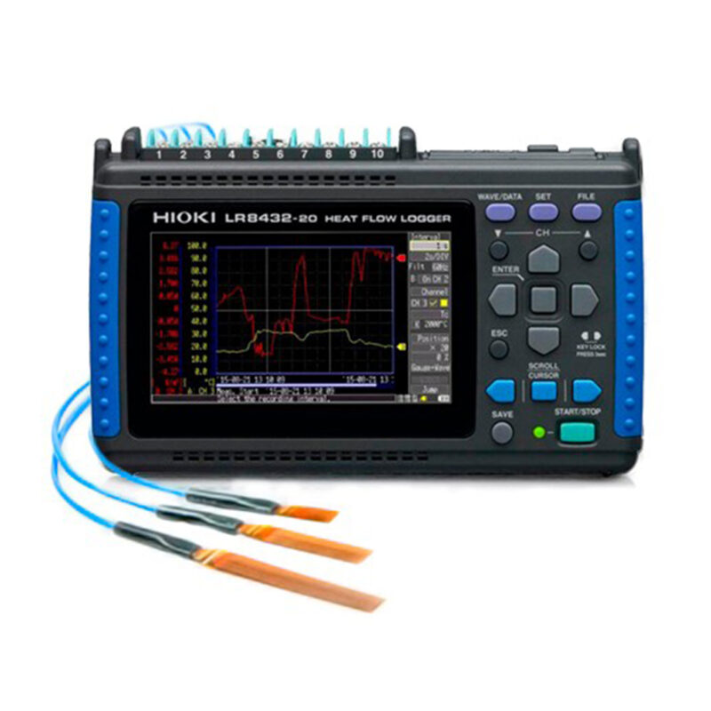 Hioki LR8432-20 Registrador Multifunción especial flujo de calor 10 ...